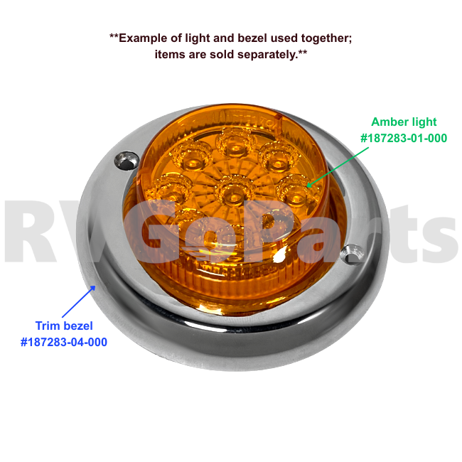 RV Chrome Trim Ring Bezel for 2" Lamp/Light 187283-04-000 – RVGoParts.com